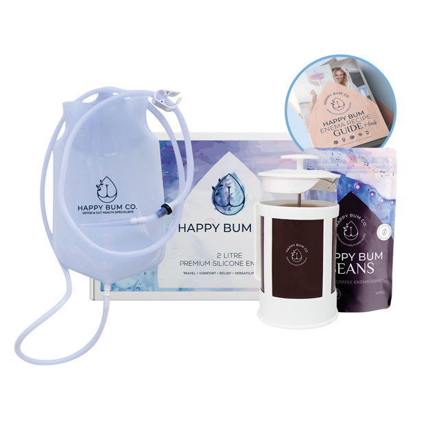 Beginners Happy Bum Bundle - Premium Coffee Enema Kit – Happy Bum Co