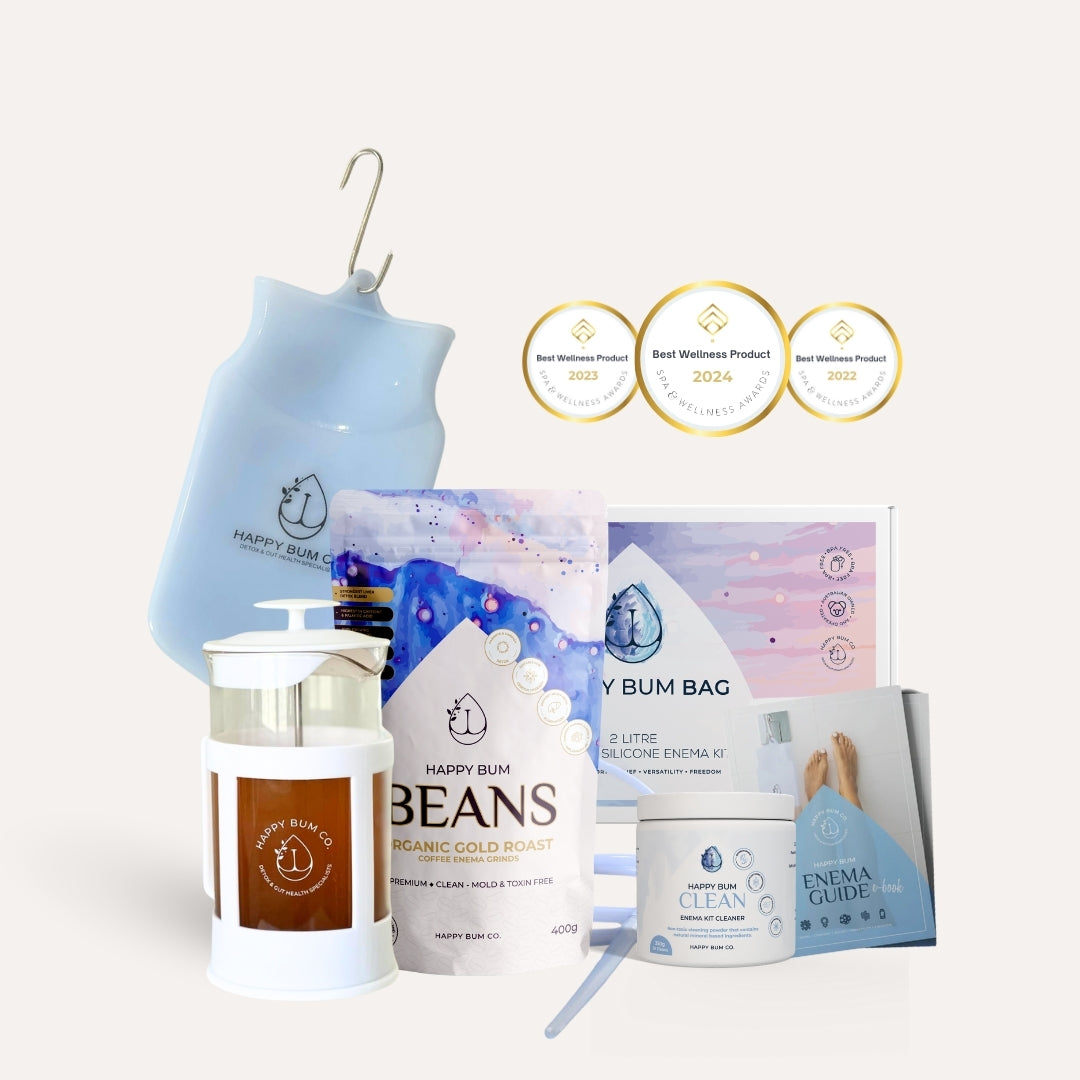 Premium Coffee Enema Kit - Beginners Happy Bum Bundle – Happy Bum Co