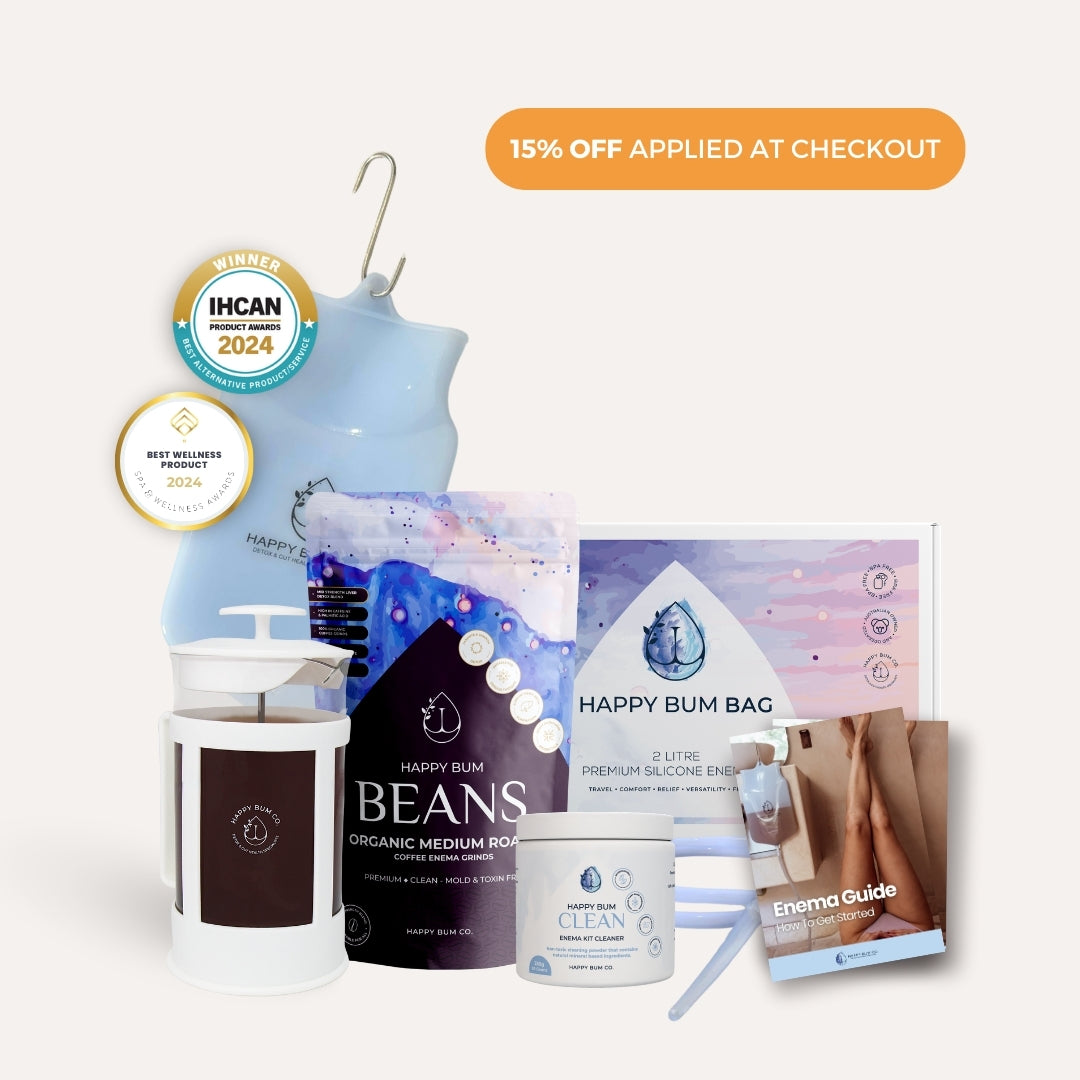 Coffee Enema Kit - Happy Bum Beginners Bundle – Happy Bum Co